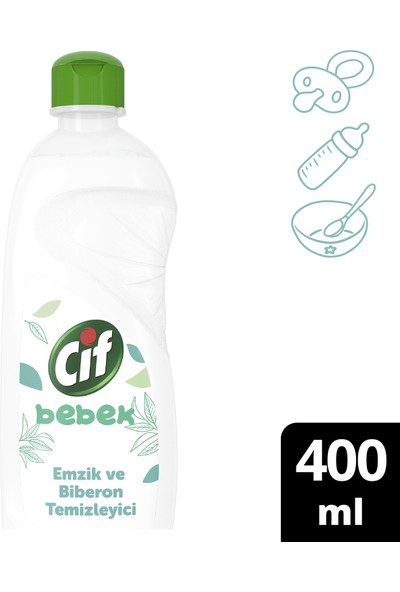 Cif Bebek Emzik ve Biberon Temizleyici 400 ml Cif Bebek Emzik ve Biberon Temizleyici 400 ml