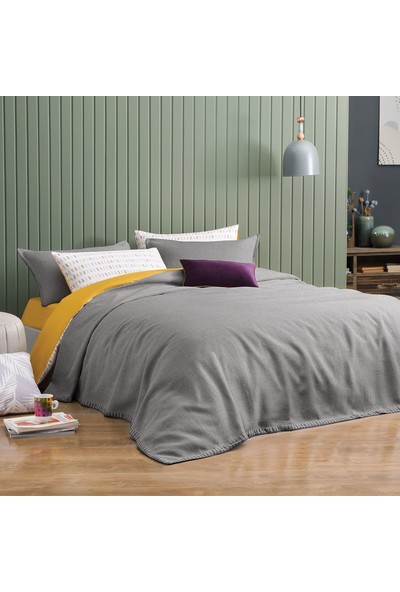 Yataş Bedding Nadia Gri Çift Kişilik Yatak Örtüsü Yataş Bedding Nadia Gri Çift Kişilik Yatak Örtüsü