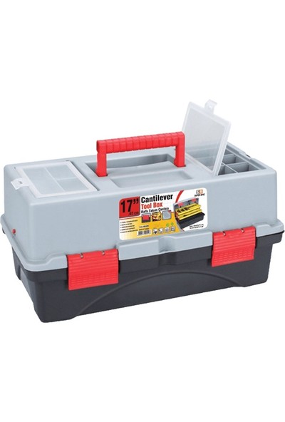 Hipaş Plastik -17'' Raflı Mega Takım Çantası - TK-1700 Hipaş Plastik -17'' Raflı Mega Takım Çantası - TK-1700
