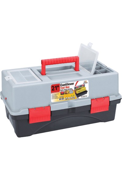 Hipaş Plastik - 21'' Raflı Mega Takım Çantası- TK-2100 Hipaş Plastik - 21'' Raflı Mega Takım Çantası- TK-2100