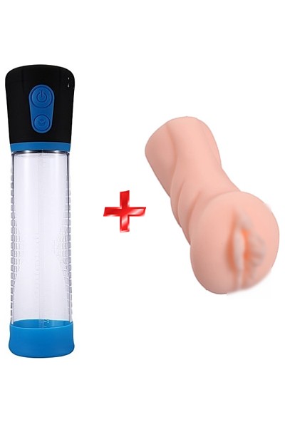 Lovetoy Powerup Men Tam Otomatik Penis Vakum Pompası + Vajina Mastürbatör Lovetoy Powerup Men Tam Otomatik Penis Vakum Pompası + Vajina Mastürbatör