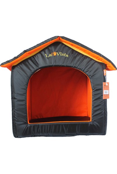 Lavista Orta Boy Dışmaken Köpek Kulübesi Siyah