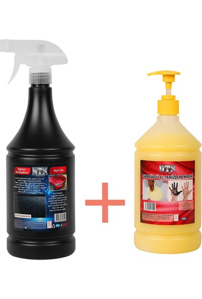 Dtx Kimya Yağmur Su Kaydırıcı,hızlı Cila 1lt & Granüllü El Temizleme Kremi 1 Lt Ücretsiz Kargo Dtx Kimya Yağmur Su Kaydırıcı,hızlı Cila 1lt & Granüllü El Temizleme Kremi 1 Lt Ücretsiz Kargo