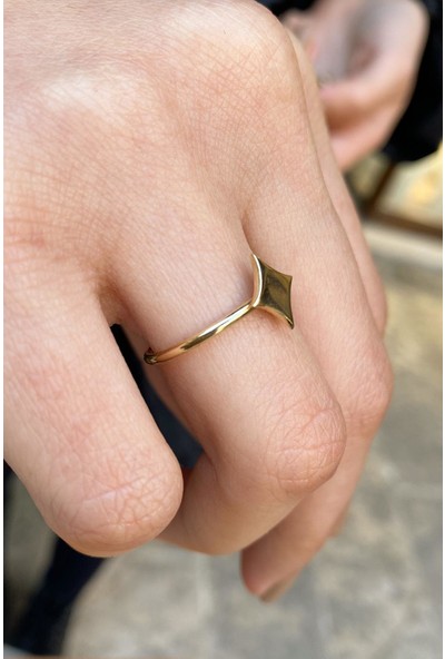 BayarGold Altın Yıldız Yüzük