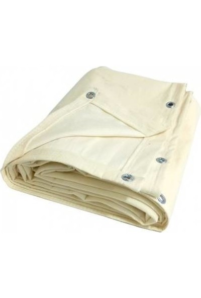 Çakır Branda 400X225 cm Gölgelik Balkon Perdesi Ham Bez Branda Sıcak Geçirmez Branda Doğal Pamuklu