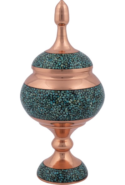 Momento Orta Boy Kaplama Turkuaz Şekerlik