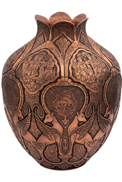 Momento Lüks Büyük Kırmızı Vazo