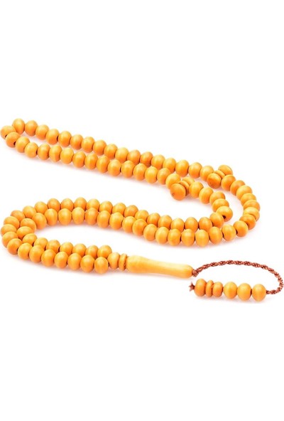 Joydizayn Şimşir Ağacı Dua Tesbihi 99LUK Namaz Tesbihi Akça