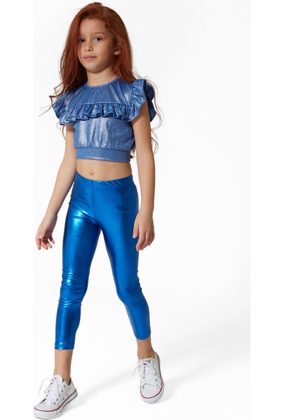 Shiny Kız Çocuk Tayt