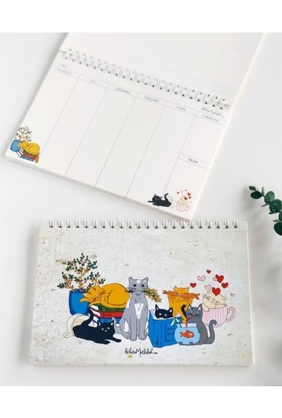 Bikutumutluluk Kediler Haftalık Planlayıcı