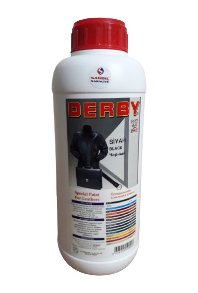 Derby 1kg Siyah Deri Mont Boyası