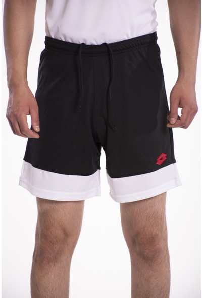 Lotto Şort Erkek Siyah/beyaz/kırmızı-Lucca Short Pl Lotto Şort Erkek Siyah/beyaz/kırmızı-Lucca Short Pl