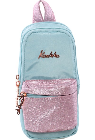 Kaukko K2198 Shine Junior Bag Kalem Çantası Simli Oceon Kaukko K2198 Shine Junior Bag Kalem Çantası Simli Oceon