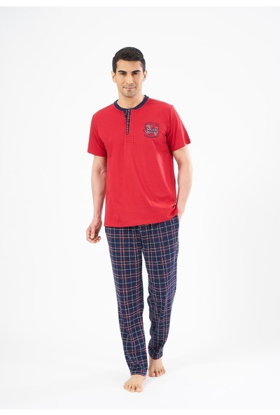 Pjs Pijama 22301 Erkek Patlı Pijama Takım