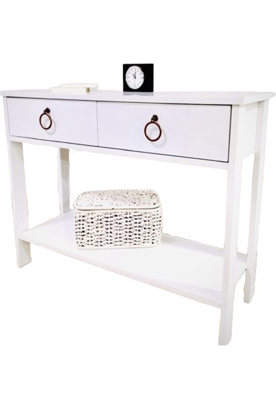 Dekokap Retro Çift Çekmeceli Dresuar