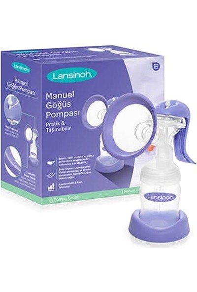 Lansinoh Lansinoh® Manuel Göğüs Anne Sütü Sağma Pompası - EZGİSEPETİ50558