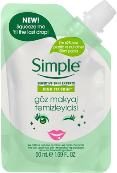 Simple Mini Göz Makyajı Temizleyici 50ML