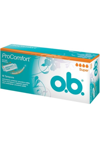O.b. Pro Comfort Tampon ****süper 16 Adet O.b. Pro Comfort Tampon ****süper 16 Adet