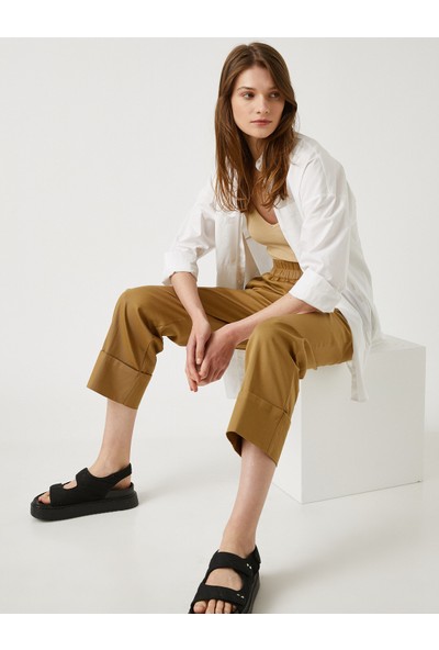 Koton Genis Paça Pantolon Pamuklu