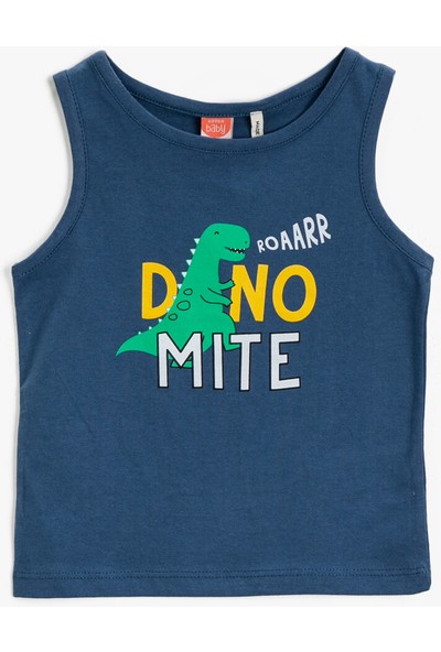 Koton Kids Baskılı Atlet Pamuklu