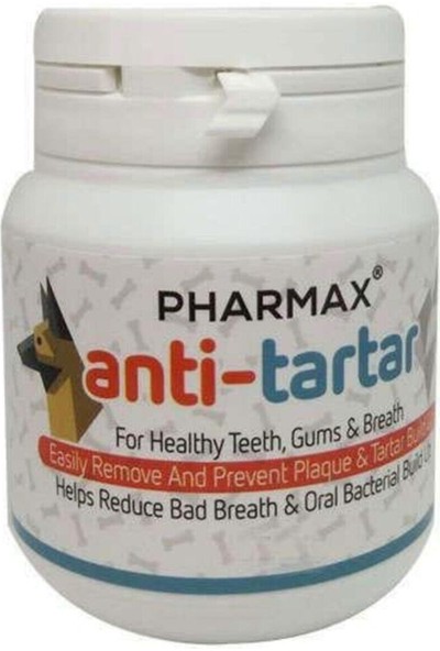 Pharmax Anti-Tartar Kedi Köpek Diş Taşı Giderici Tablet 60 Tablet Pharmax Anti-Tartar Kedi Köpek Diş Taşı Giderici Tablet 60 Tablet
