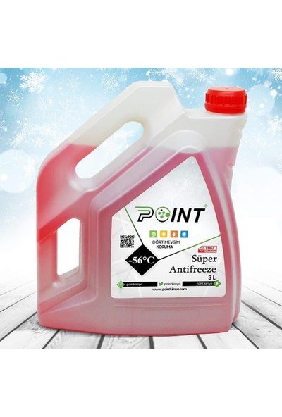 Point 3 Lt -56 Derece Kırmızı Antifriz ( Meg Üretim ) Point 3 Lt -56 Derece Kırmızı Antifriz ( Meg Üretim )