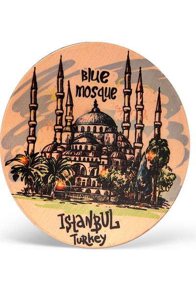 Erol Bakır Dekoratif Istanbultemalı 3 Lü Bakır Magnet