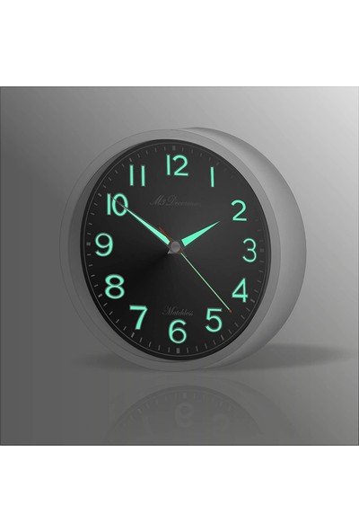 M3 Decorium Beyaz Çerçeveli Gece Görünen Işıldayan Fosforlu Sessz Duvar Sa... M3 Decorium Beyaz Çerçeveli Gece Görünen Işıldayan Fosforlu Sessz Duvar Sa...