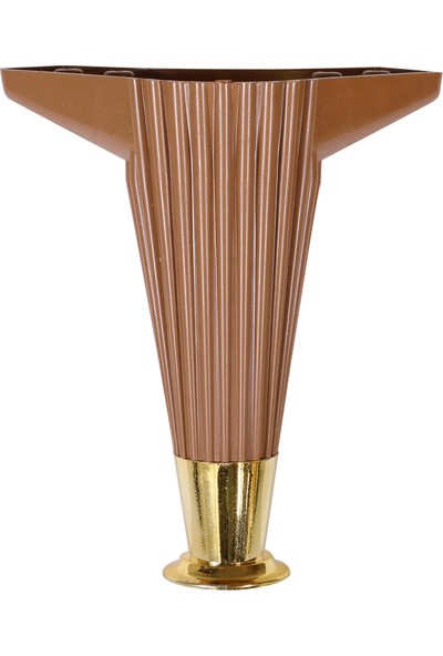 Badem10 Nobel Mobilya Kanepe Masa Sehpa Ayağı Baza Ayak 15 cm Kahve-Gold Badem10 Nobel Mobilya Kanepe Masa Sehpa Ayağı Baza Ayak 15 cm Kahve-Gold