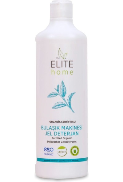 The Elite Home Organik ve Vegan Sertifikalı Bulaşık Makinesi Jel Deterjanı 750 ml Kokusuz The Elite Home Organik ve Vegan Sertifikalı Bulaşık Makinesi Jel Deterjanı 750 ml Kokusuz