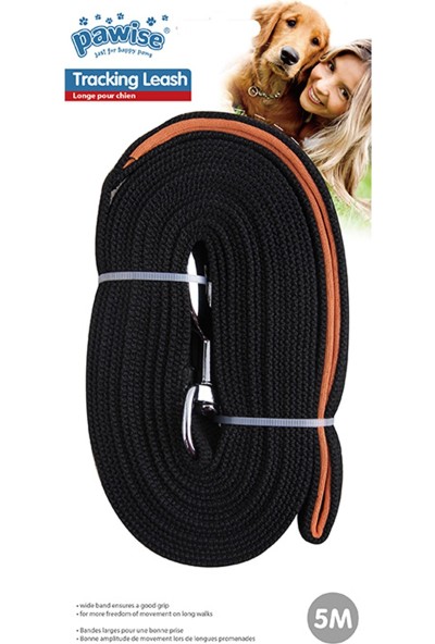 Pawise Yumuşak Dokulu Siyah Tasma 10 M