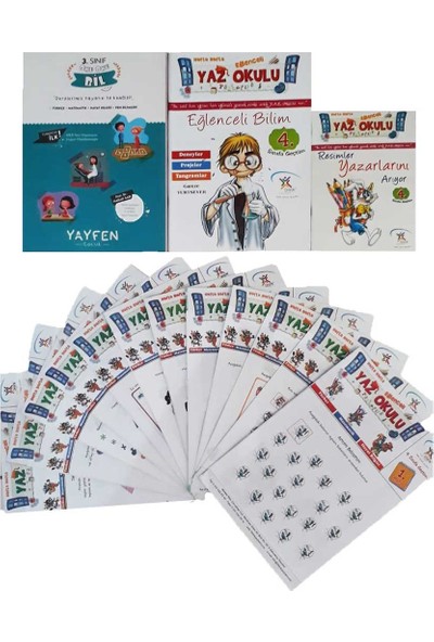 5 Renk Yayınları 3. Sınıftan 4. Sınıfa Geçenler Için 12 Fasikül Hafta Hafta Tatil Seti + Eğlenceli Bilim + Yayfen Oku Oku Bil Destek ve Test Kitabı - Resimler Yazarlarını Arıyor 5 Renk Yayınları 3. Sınıftan 4. Sınıfa Geçenler Için 12 Fasikül Hafta Hafta Tatil Seti + Eğlenceli Bilim + Yayfen Oku Oku Bil Destek ve Test Kitabı - Resimler Yazarlarını Arıyor