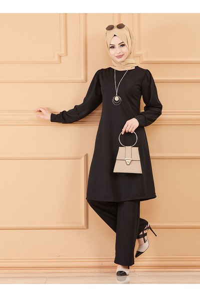 Tunik&pantolon Ikili Takım - Siyah - Tofisa