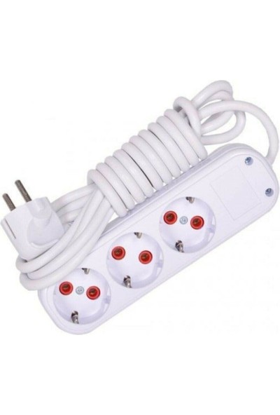 YDGR Önder 3'lü Topraklı Grup Priz 3 Metre