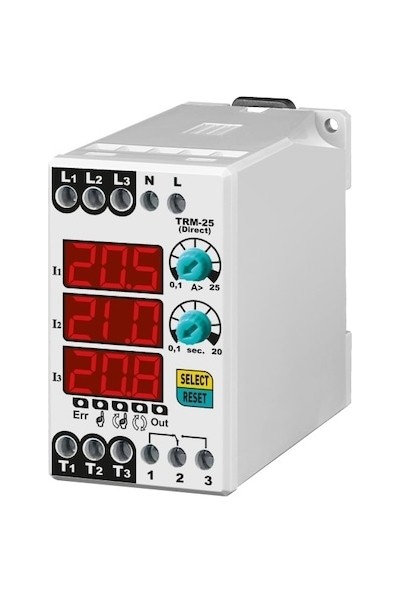Tense Trm-25 0,1-25A Ayarlanabilir Dijital Termik Röle Tense Trm-25 0,1-25A Ayarlanabilir Dijital Termik Röle