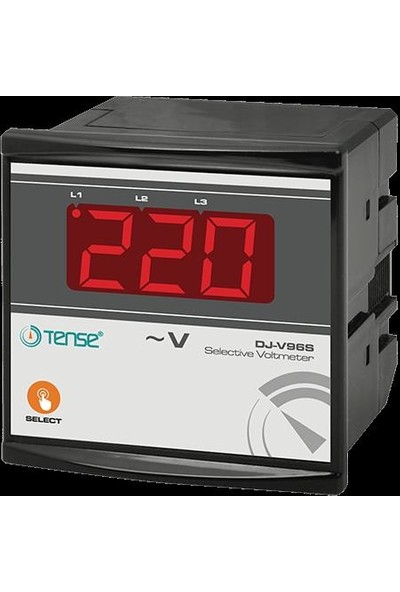 Tense Dijital Seçmeli Voltmetre DJ-V96S Tense Dijital Seçmeli Voltmetre DJ-V96S