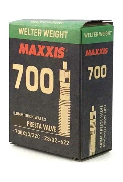 Maxxis Welter Weight Iç Lastik 700X23-32C Ince Sibop 48MM Maxxis Welter Weight Iç Lastik 700X23-32C Ince Sibop 48MM