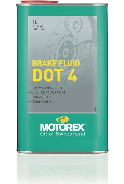 Motorex Dot 4 Hidrolik Disk Fren Yağı 1 Litre Motorex Dot 4 Hidrolik Disk Fren Yağı 1 Litre