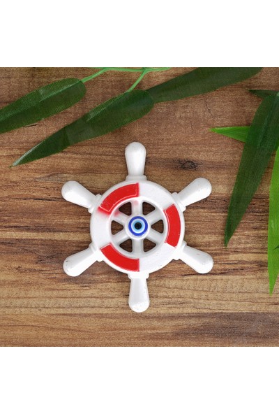 Bimbambom Beyaz Dümenli Magnet, Buzdolabı Süsü