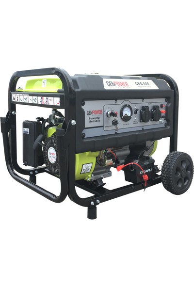 Genpower Gbg 50 E 5 Kva,benzinli,ipli/marşlı.tekerlekli,monofaze Portatif Jeneratör Genpower Gbg 50 E 5 Kva,benzinli,ipli/marşlı.tekerlekli,monofaze Portatif Jeneratör