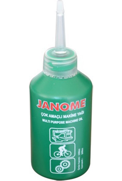 Janome Ev Tipi Makine Yağı 100CC Janome Ev Tipi Makine Yağı 100CC