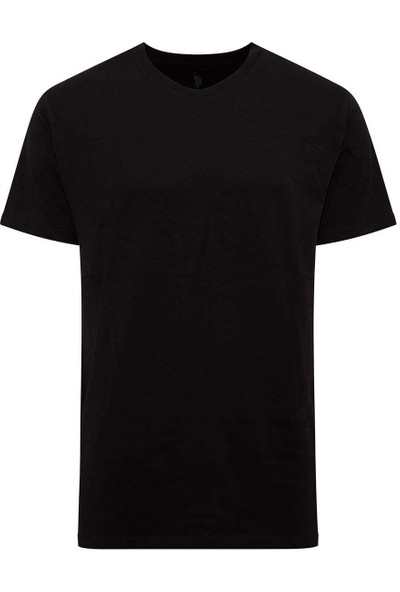U.s. Polo Assn. Erkek Siyah 3 Lü Pamuk Yuvarlak Yaka T-Shirt