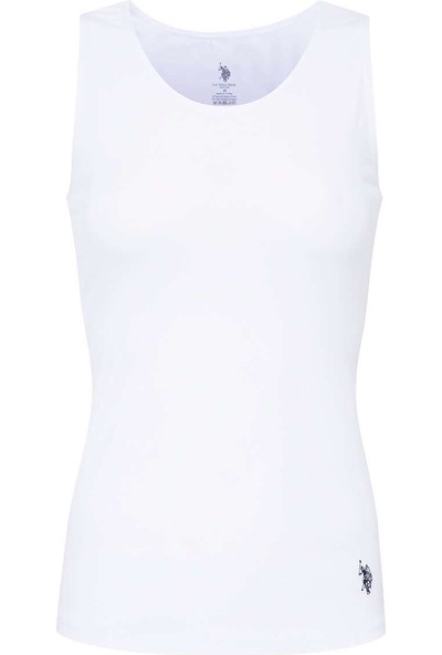 U.s. Polo Assn. Kadın Beyaz 3 Lü Lyc. Kalın Askılı Atlet