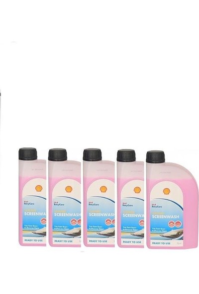 Shell Yazlık Konsantre Cam Suyu 1 Lt 5 Adet Shell Yazlık Konsantre Cam Suyu 1 Lt 5 Adet