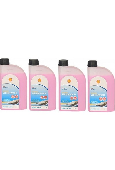 Shell Yazlık Konsantre Cam Suyu 1 Lt 4 Adet Shell Yazlık Konsantre Cam Suyu 1 Lt 4 Adet