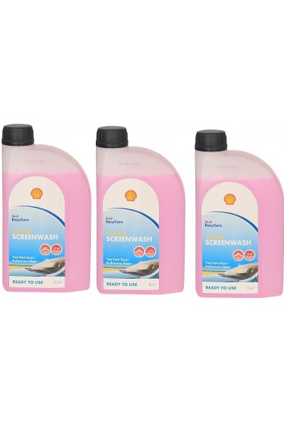 Shell Yazlık Camsuyu 1 litre 3 adet Shell Yazlık Camsuyu 1 litre 3 adet