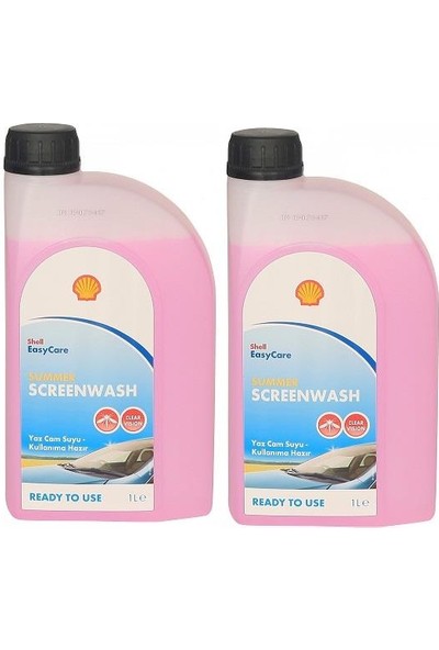 Shell Yazlık Konsantre Cam Suyu 1 Lt 2 Adet Shell Yazlık Konsantre Cam Suyu 1 Lt 2 Adet