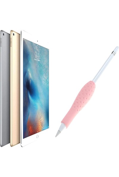 Microcase Apple Pencil 1 - 2 Ergonomik Silikon Tutacak Rahat Kullanım - Pembe Microcase Apple Pencil 1 - 2 Ergonomik Silikon Tutacak Rahat Kullanım - Pembe