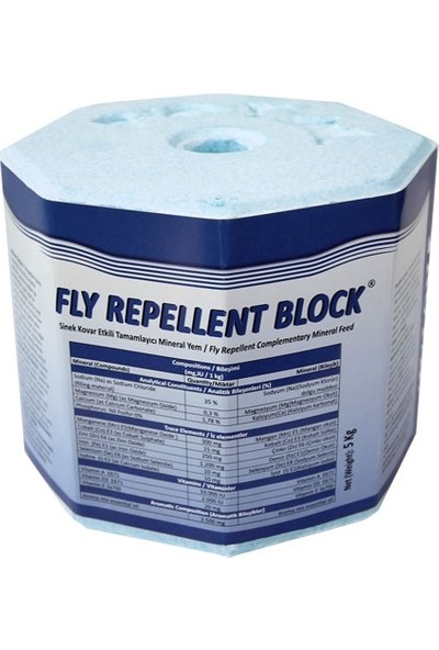 Royal İlaç Fly Repellent Block 5 kg 4 Adet Royal İlaç Fly Repellent Block 5 kg 4 Adet