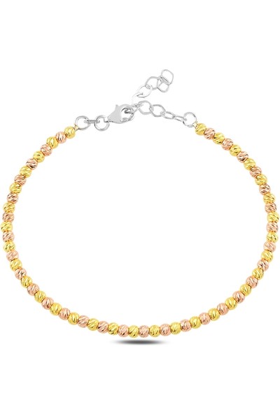 Gümüşhane Silver 2 Renk Dorica Toplu Bilezik